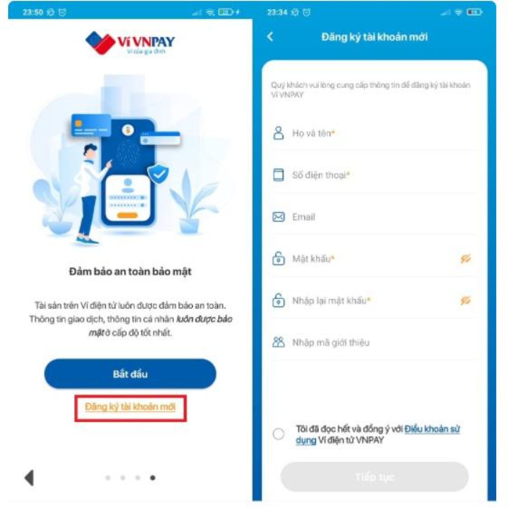 Cách đăng ký ví điện tử VNPAY online ngay tại nhà – Nhận ngay 100K
